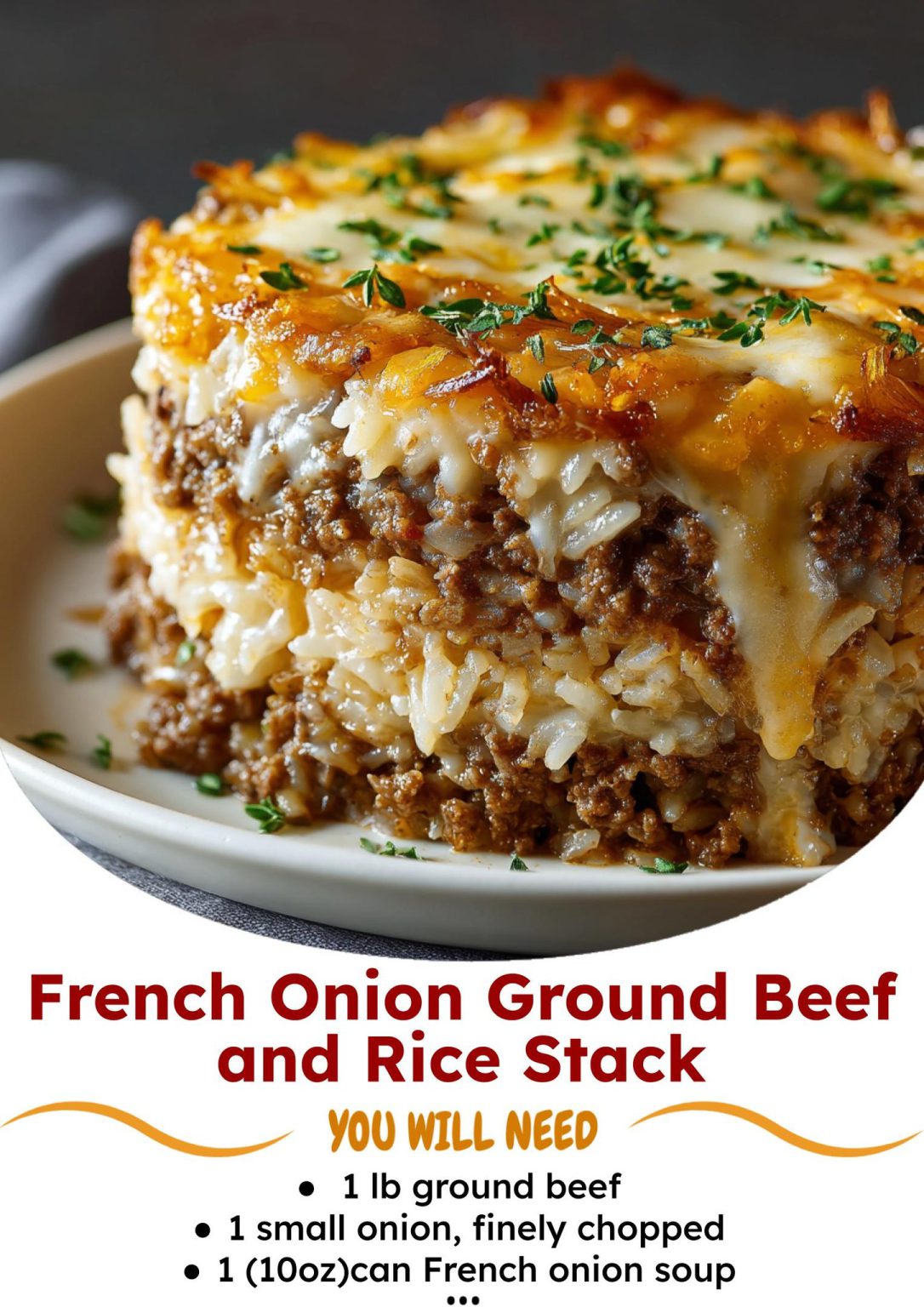 French Onion Ground Beef Casserole – Best Recipes