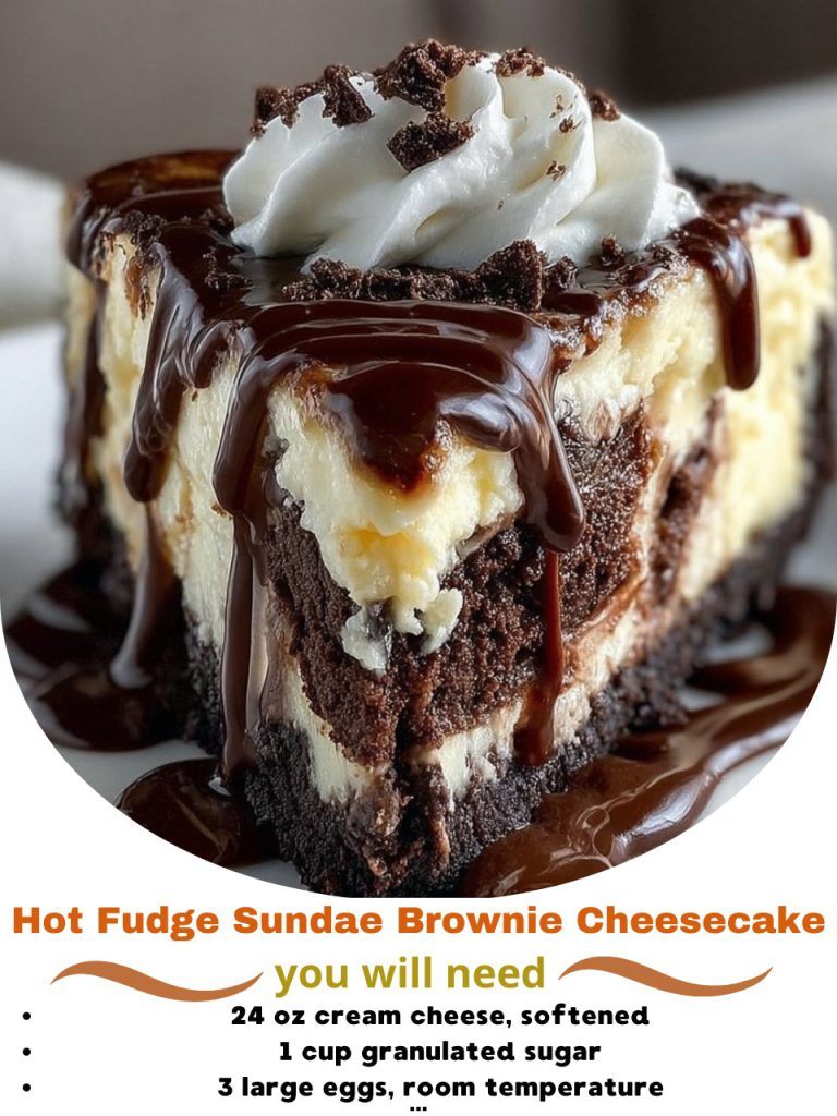 Heavenly Hot Fudge Sundae Brownie Cheesecake – Best Recipes