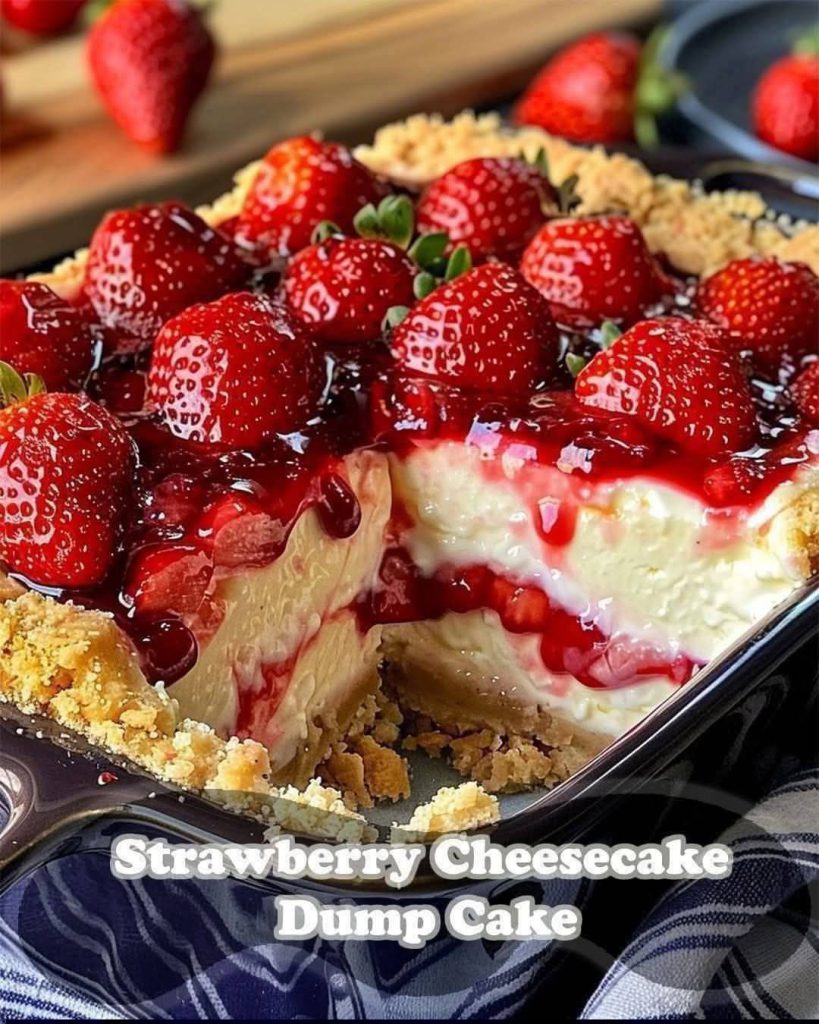 Strawberry Cheesecake Dump Cake – Best Recipes