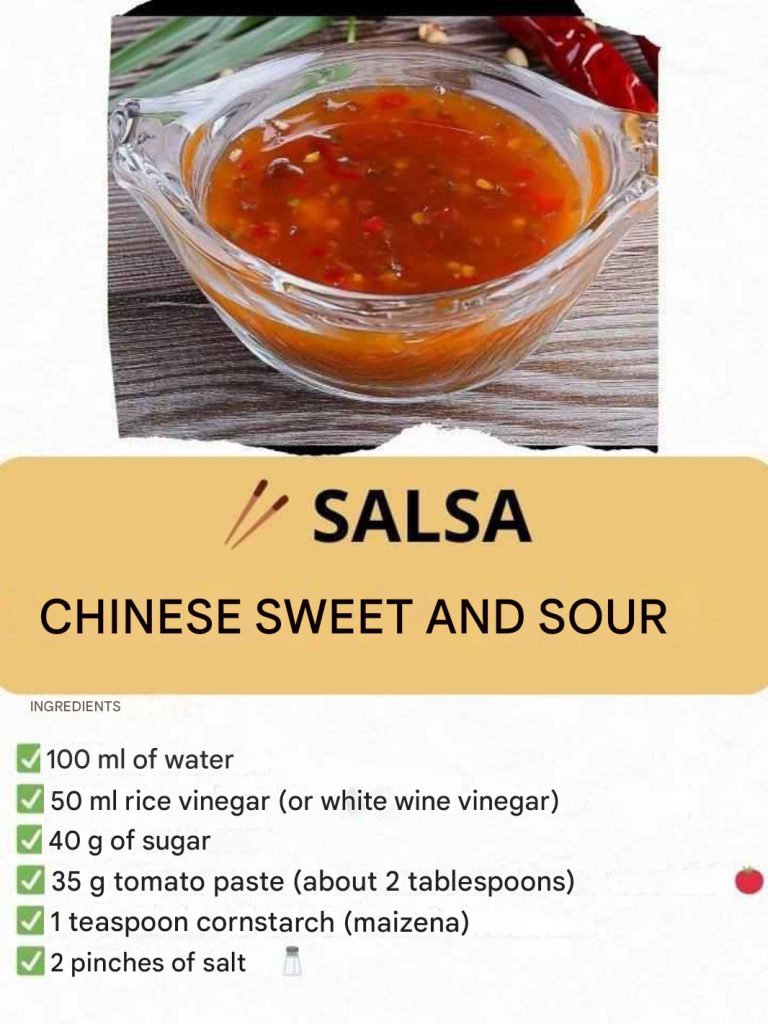 CHINESE SWEET AND SOUR SAUCE – THE PERFECT CONDIMENT FOR ASIAN DISHES ...