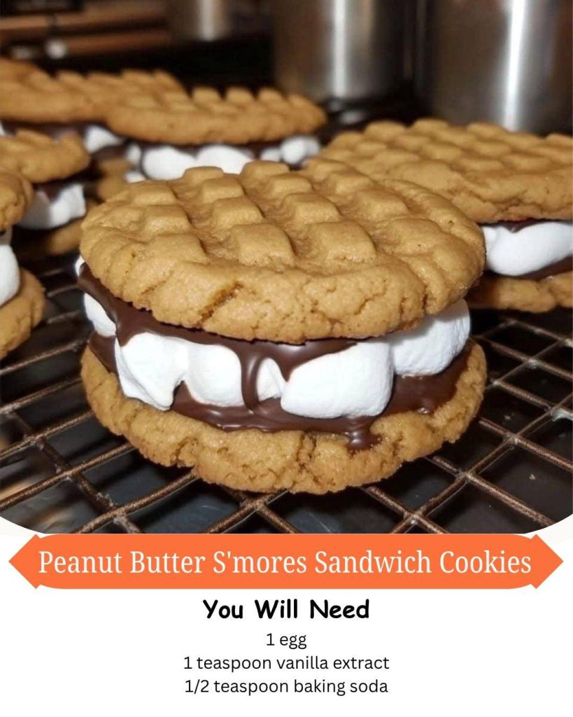 Peanut Butter S’mores Sandwich Cookies – Best Recipes