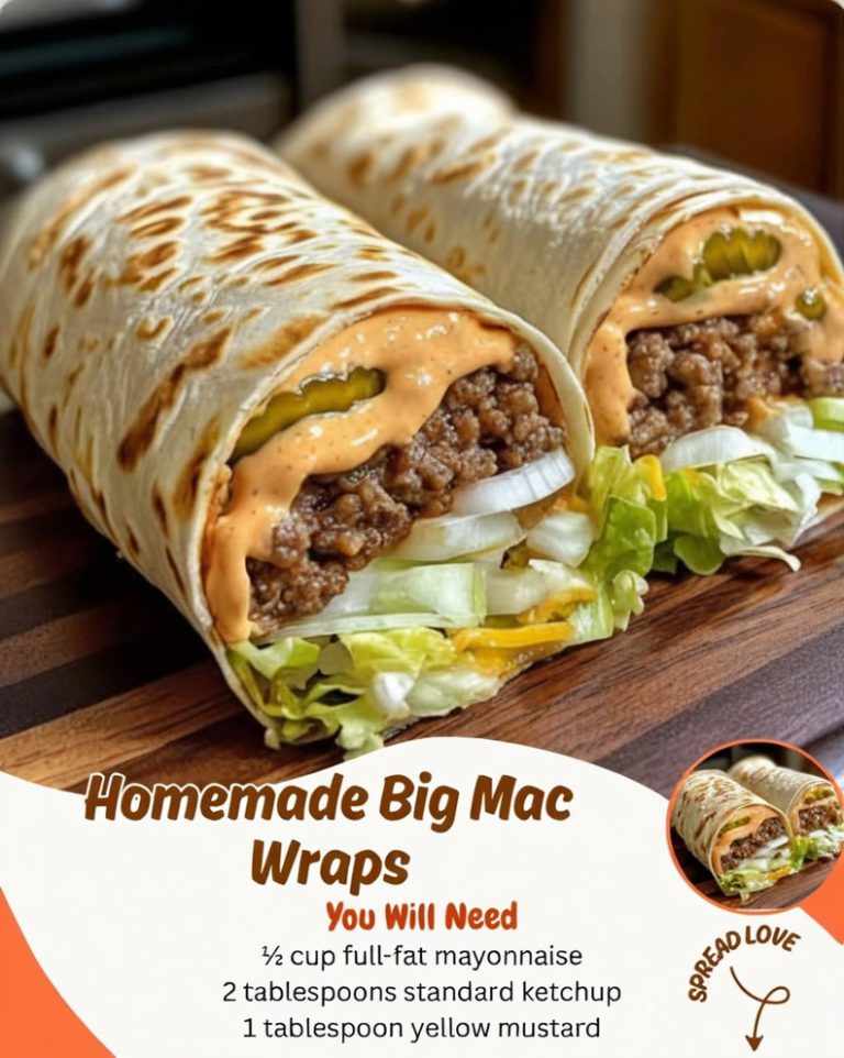 Homemade Big Mac Wraps – Best Recipes