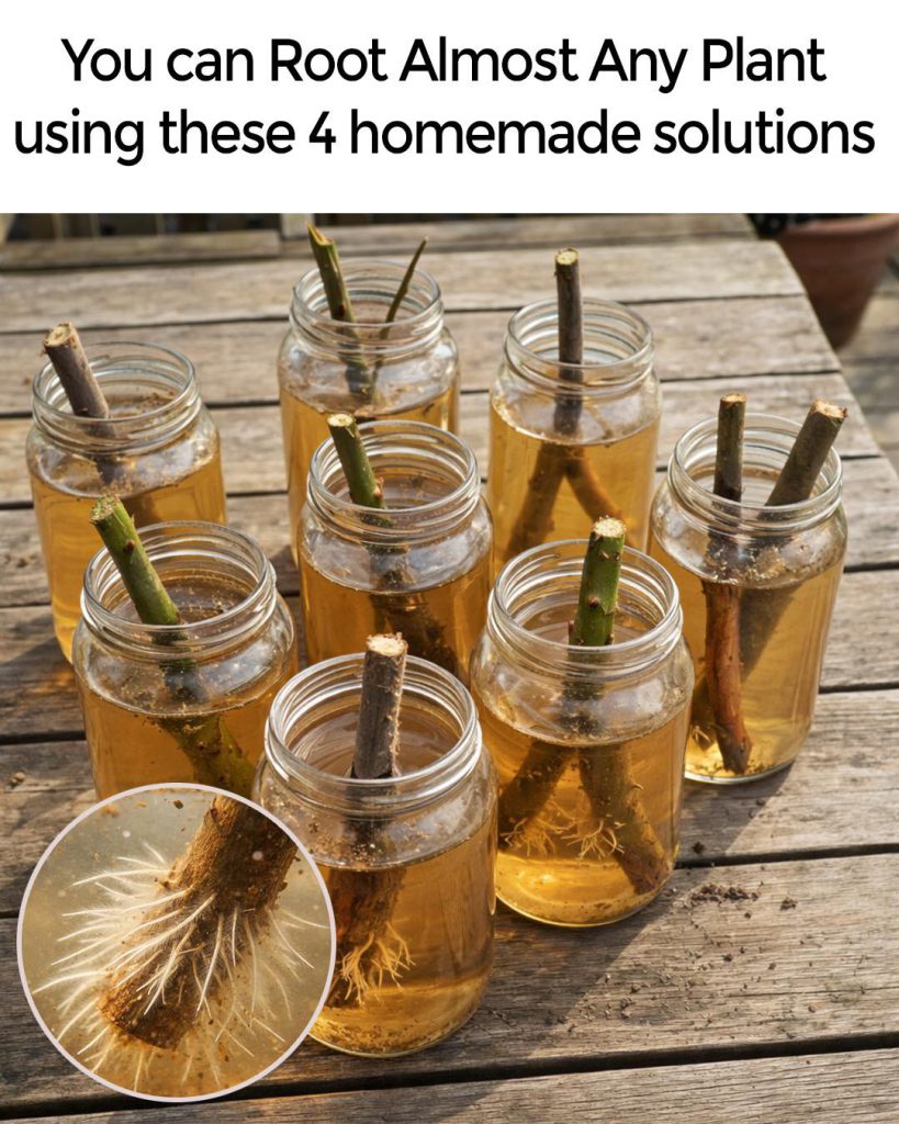 How to Grow Root Cuttings Naturally (With Simple Homemade Rooting ...