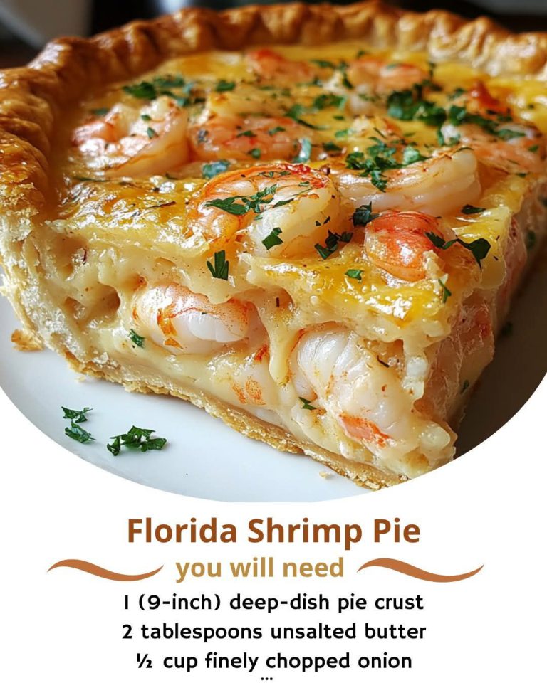 Florida Shrimp Pie Recipe – A Creamy, Golden Southern Seafood Classic ...