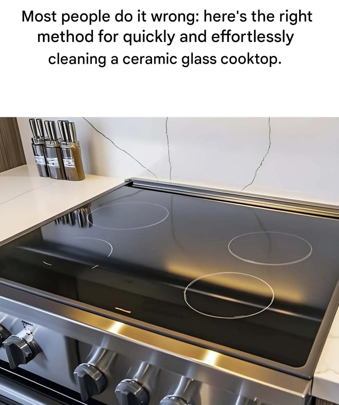 How to effectively clean ceramic glass cooktops without scratching them ...