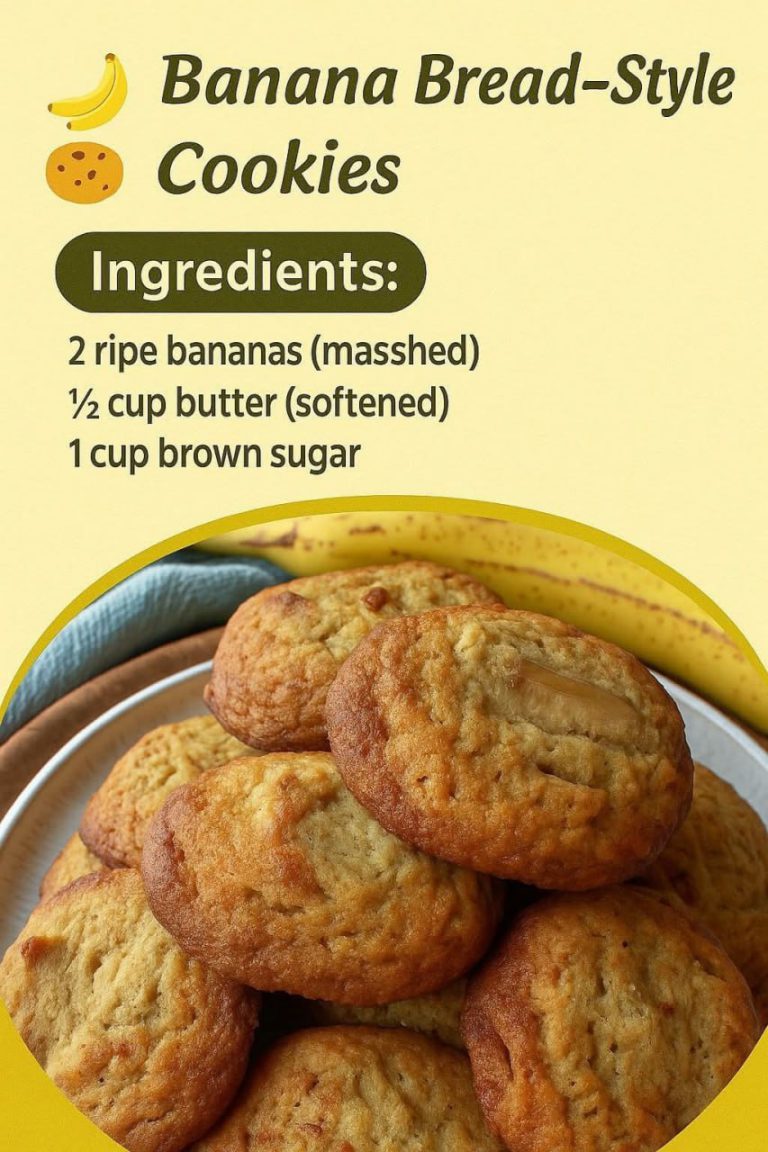 Banana Bread-Style Cookies Recipe: – Best Recipes